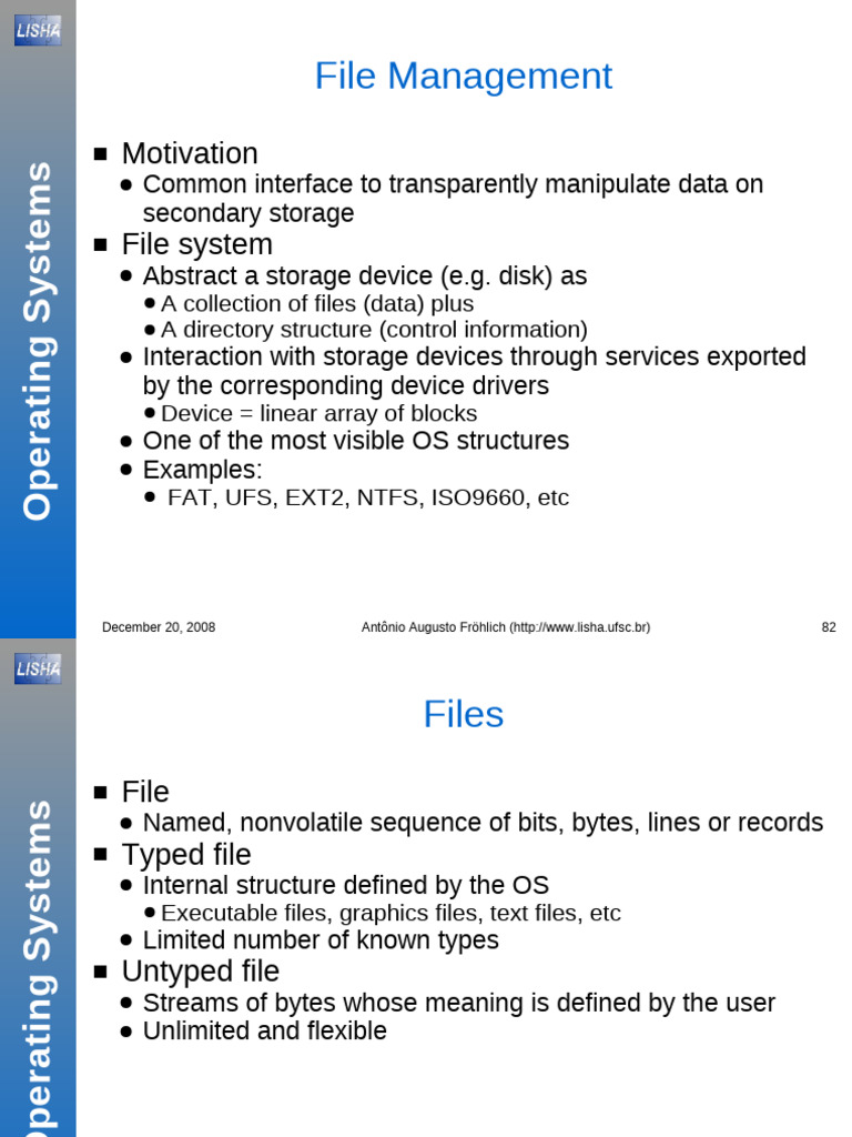 File Management | PDF | File System | Computer File