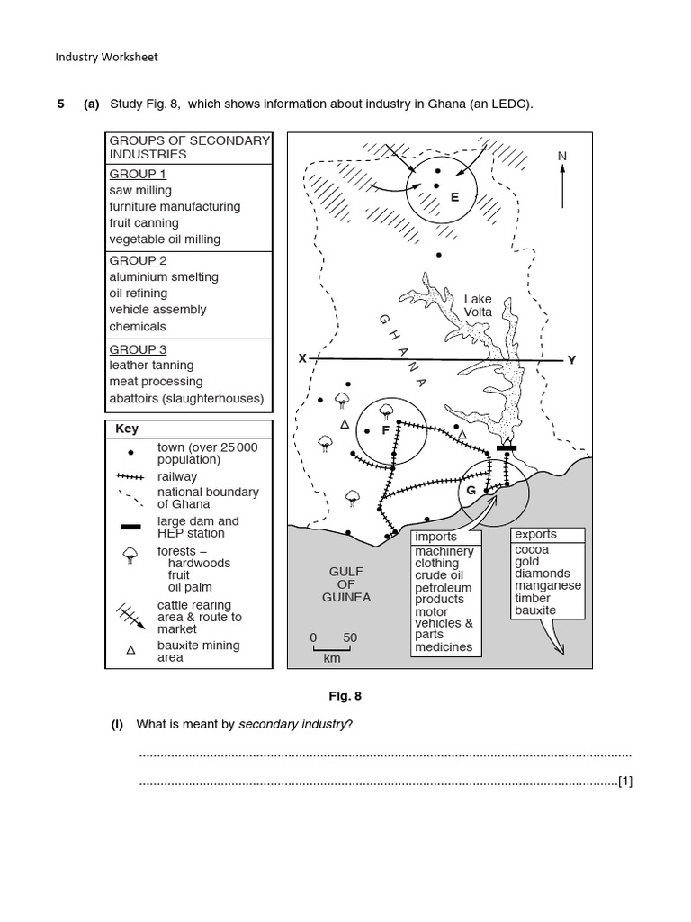 Industry Worksheet 1 | PDF | Ghana | Petroleum