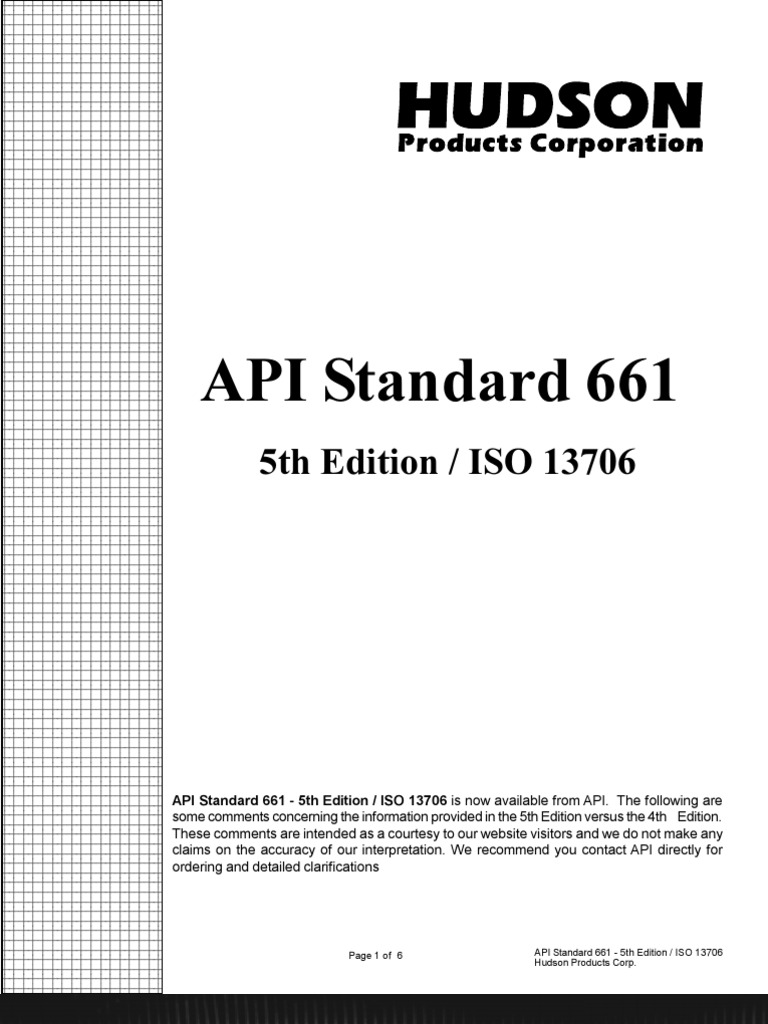 Api 661 | PDF | Structural Steel | Mechanical Fan