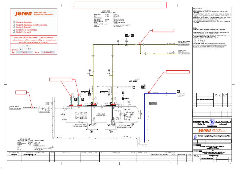 21057423-PR-PID-5090-0004 1067_UTL_04_USS Open Drain Sump-2 | PDF