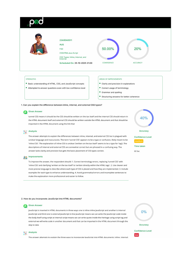 Interview Report | PDF