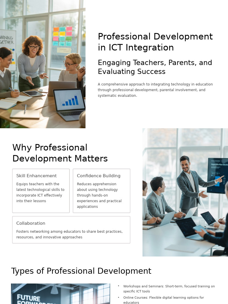 Professional Development in ICT Integration | PDF | Educational ...