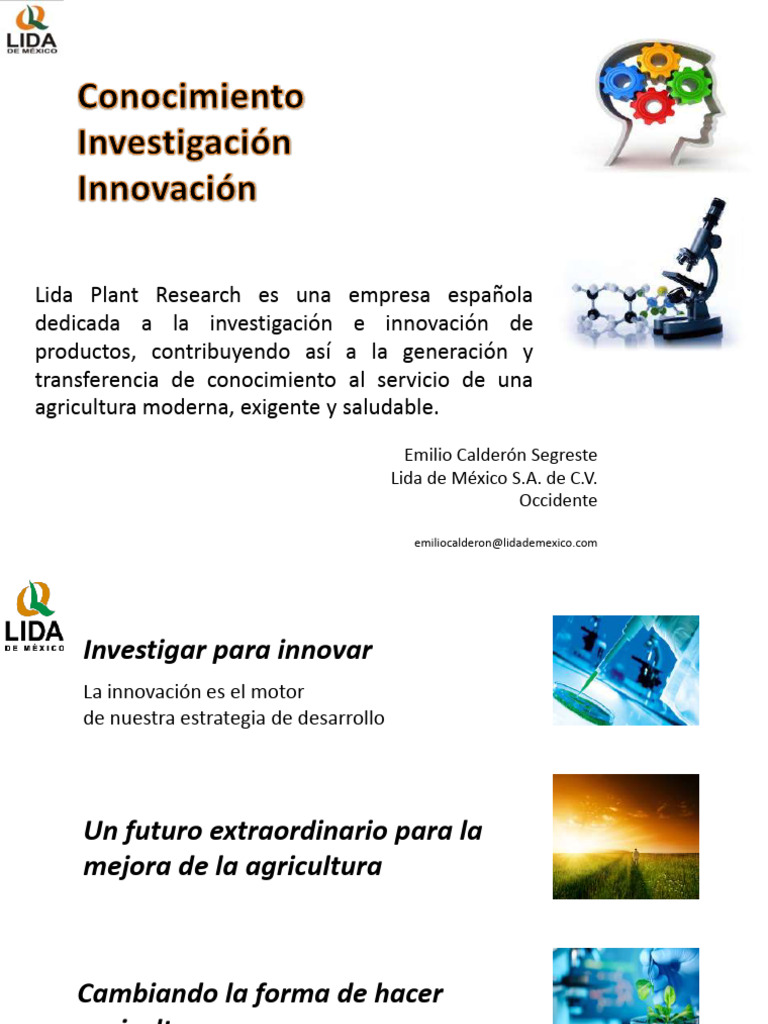 Innovación Agrícola y Biopesticidas en Lida | PDF | Sistema inmune ...