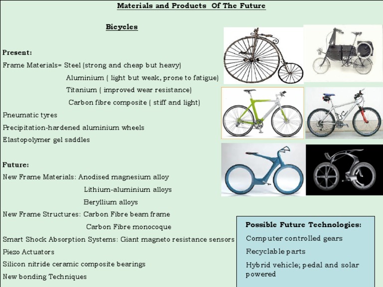 Future Bicycle Materials and Innovations | PDF