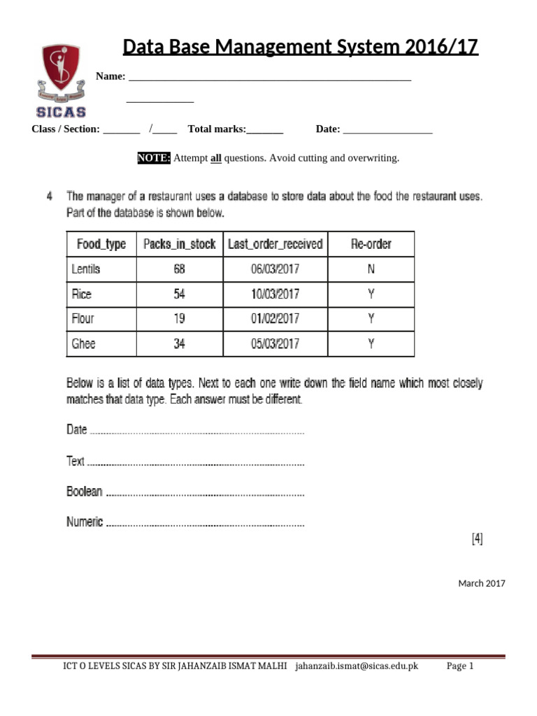 DataBase Management System | PDF | Databases | Data Management Software
