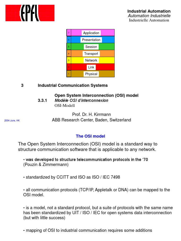 Ai 331 Osi | PDF | Osi Model | Internet Protocol Suite