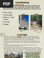 Understanding Mass Wasting Processes | PDF | Landslide | Erosion