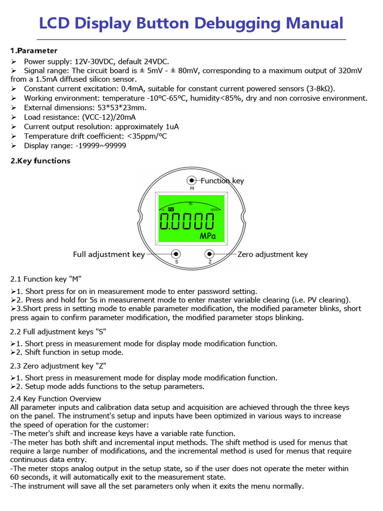 Button Calibration | PDF | Sensor | Electrical Engineering