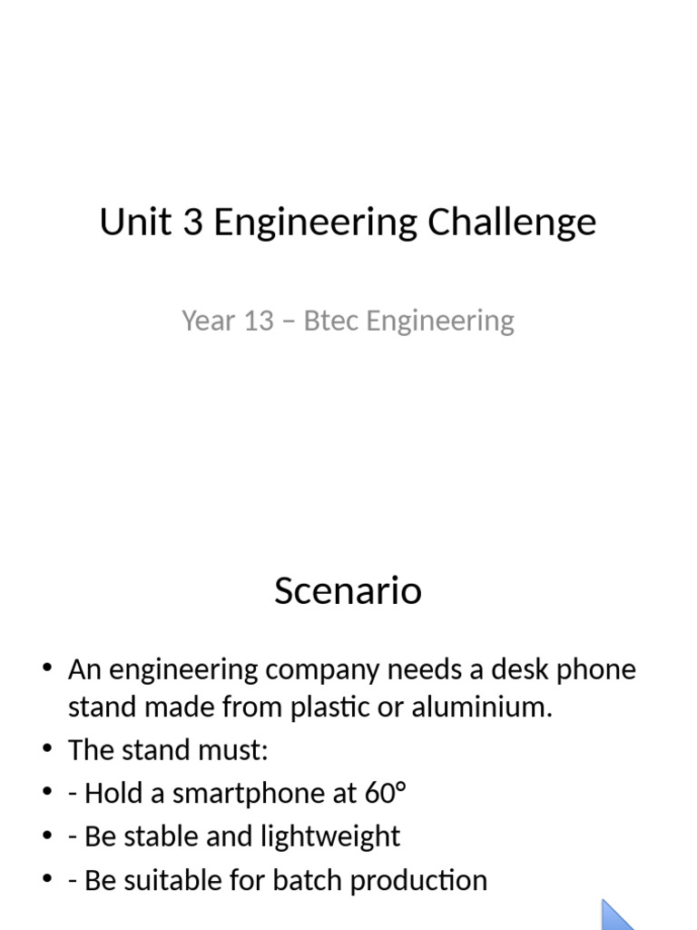 Unit 3 Task For Single, Double and Triple Engineering | PDF