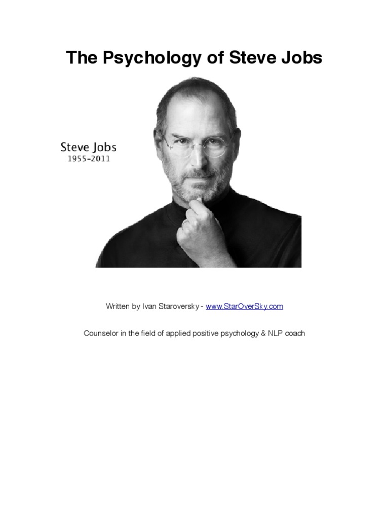 The Psychology Behind Steve Jobs | PDF | Steve Jobs | Spirituality