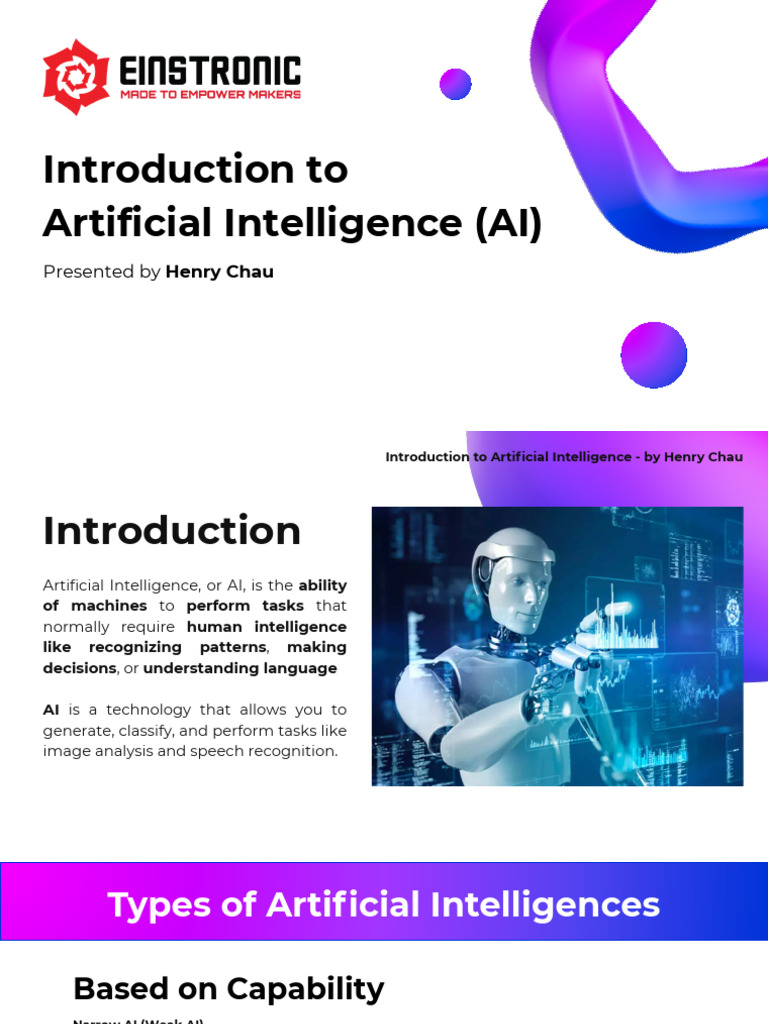 Introduction to AI Concepts and Applications | PDF | Artificial ...
