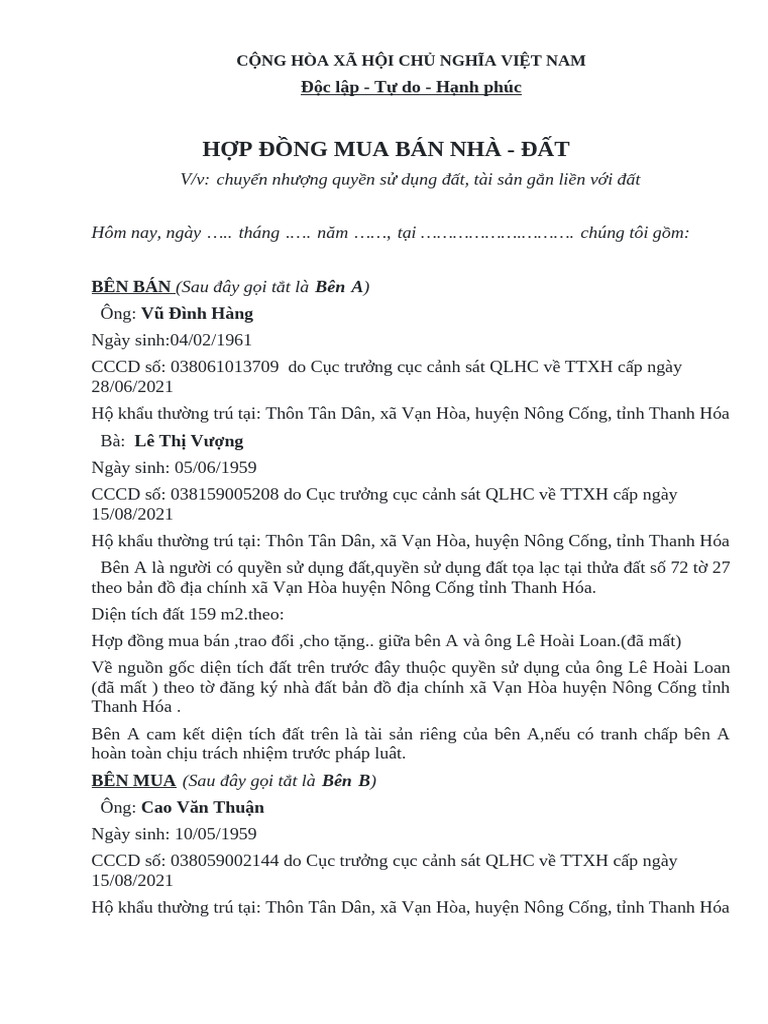 1.hop Dong Coc | PDF