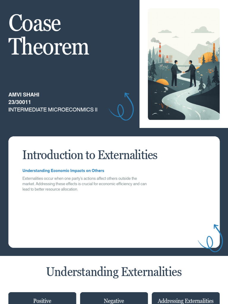 Presentation - Coase Theorem Explained | PDF | Externality | Negotiation