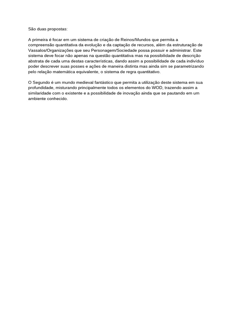 0 - O Que É Este Projeto | PDF