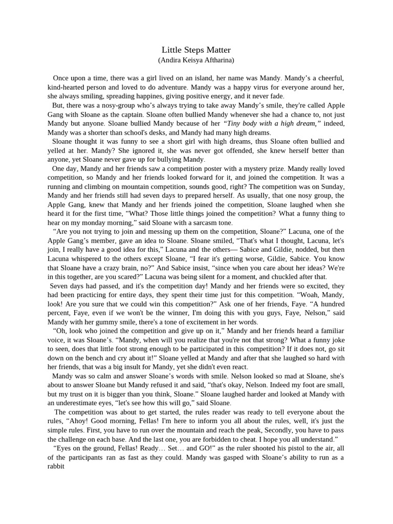 Little Steps Matter-2 | PDF