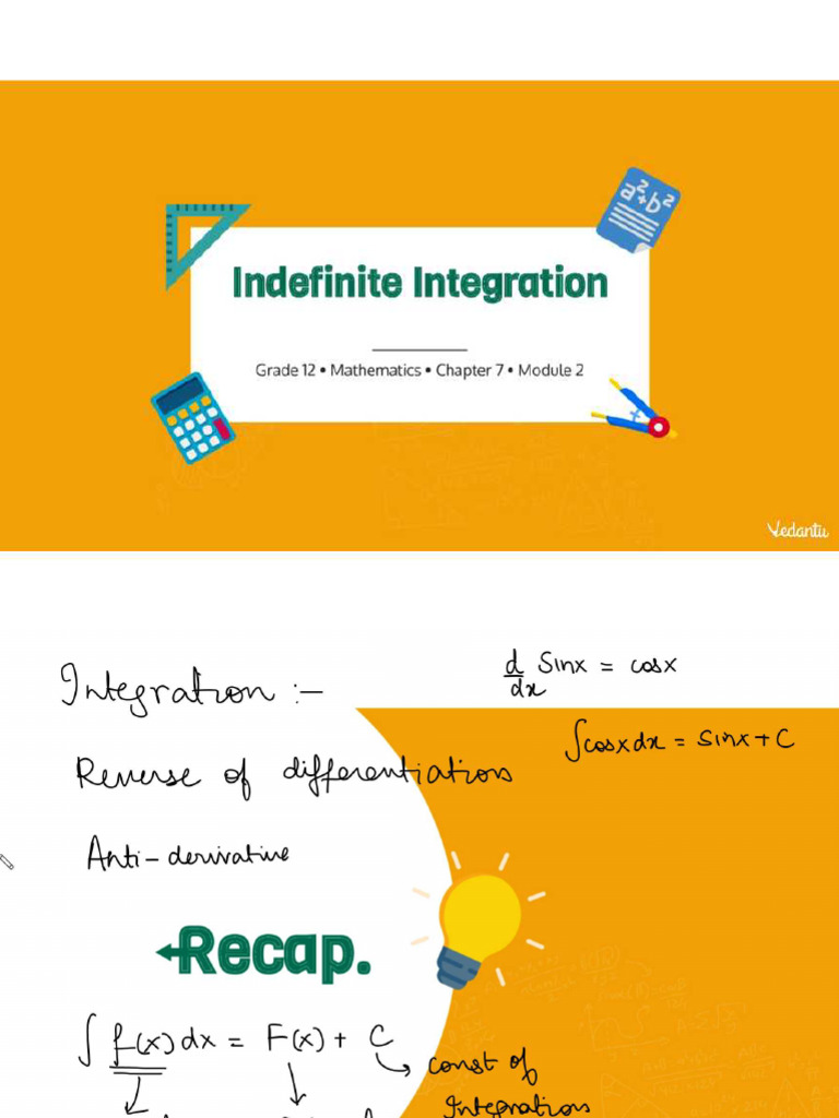 Indefinite Integration Concepts Explained | PDF