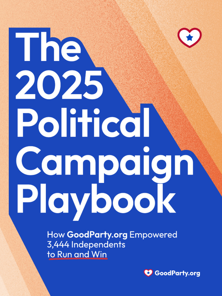 2025 Political Campaign Playbook (V2) | PDF | Get Out The Vote ...