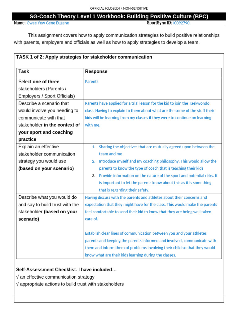 Gwee Yew Gene Eugene - RP Sgcoach1 250024 BPC | PDF | Learning | Psychology