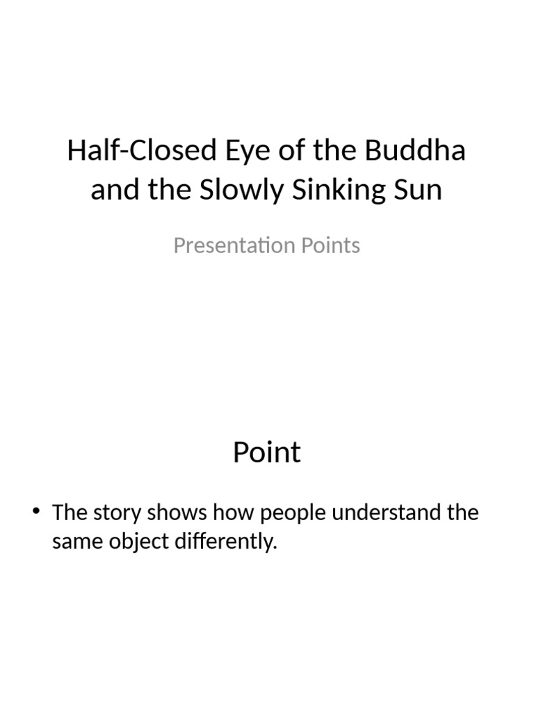 Buddha Presentation Points | PDF