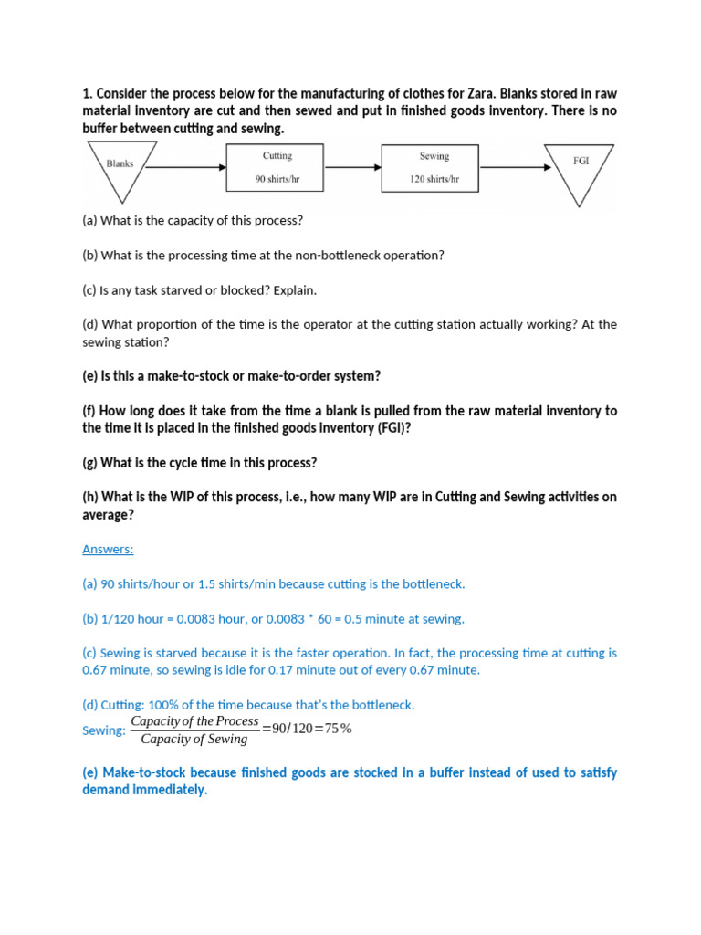HW - Week4 Additional Problems Solution | PDF | Inventory | Pizza
