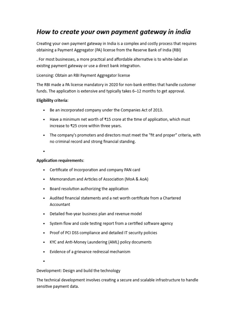 Payment Gateway | PDF | Banking | Financial Services