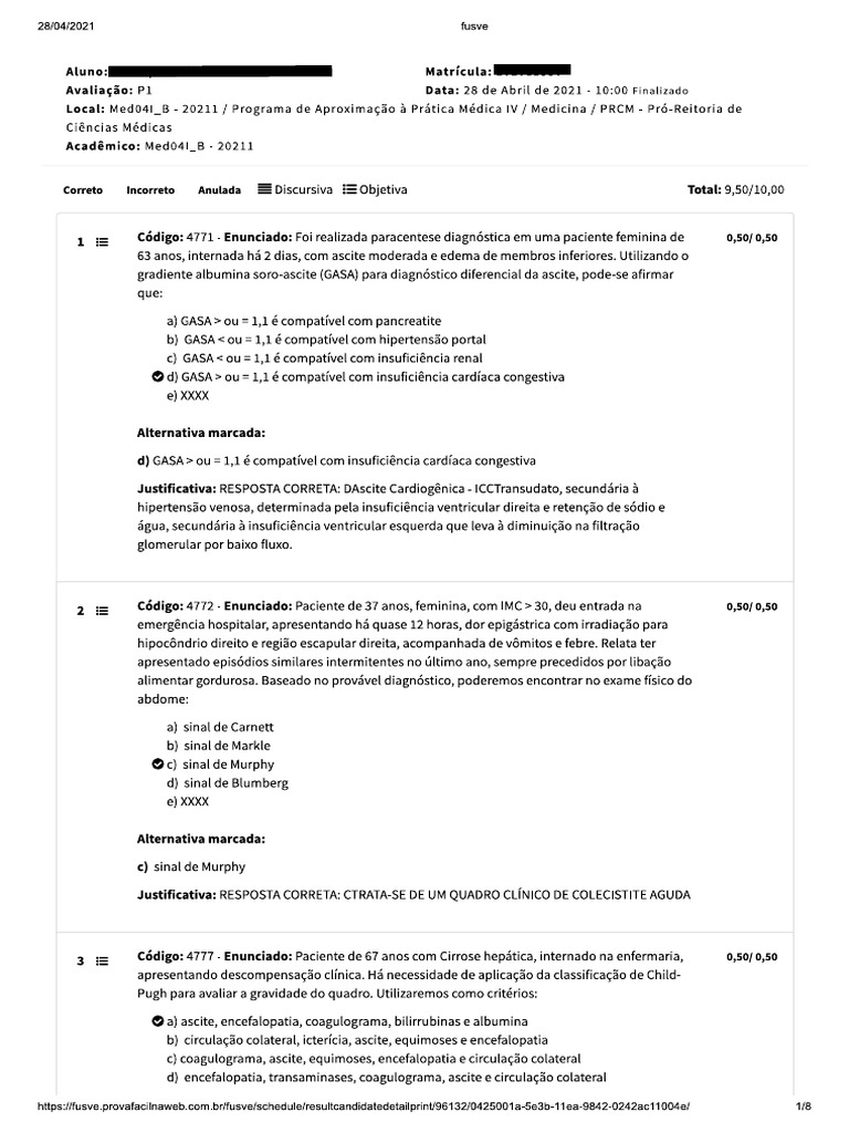 p1 Gastro Turma b Papm IV 102 | PDF