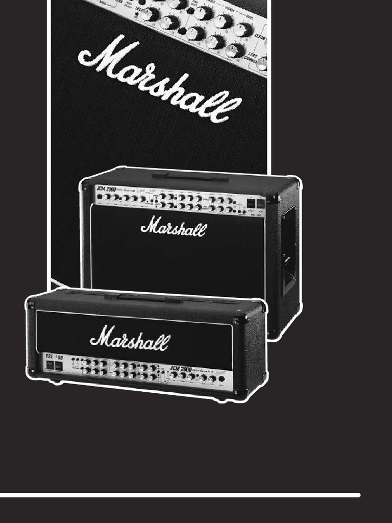 JCM 2000 TSL100 & TSL122 Amplifier Guide | PDF | Amplifier | Guitars