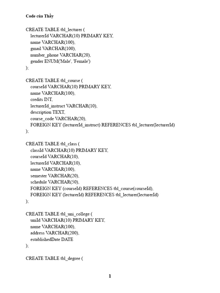 SQ - Code của Thầy | PDF