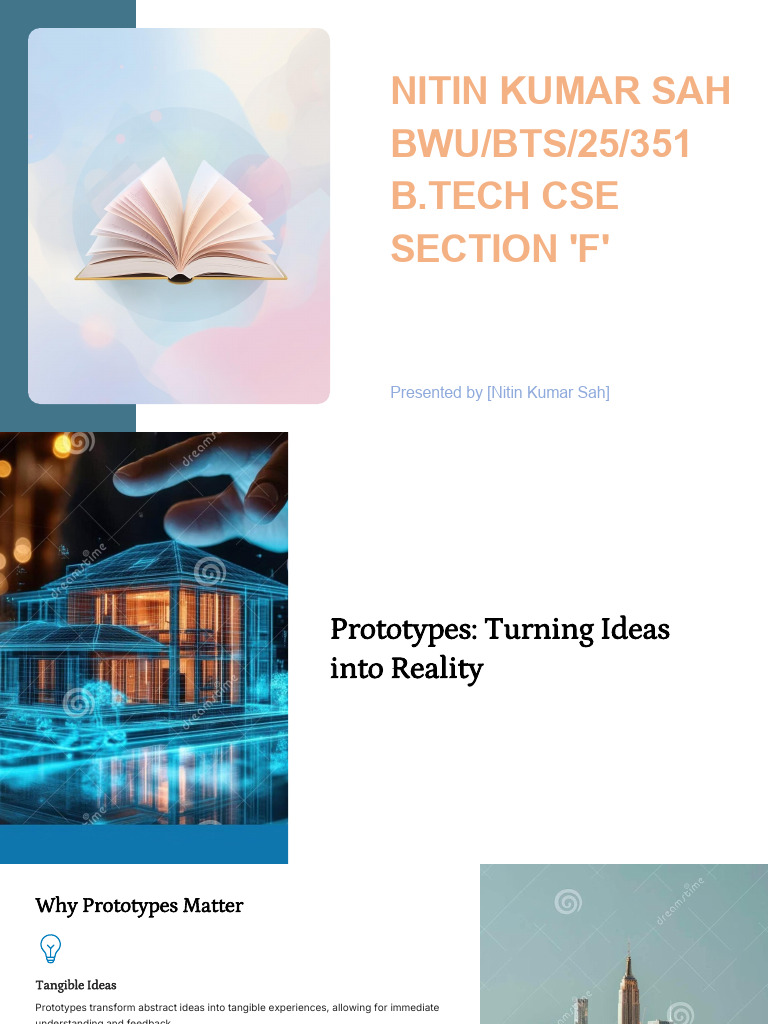 Prototypes Turning Ideas Into Reality | PDF | Prototype | Software ...