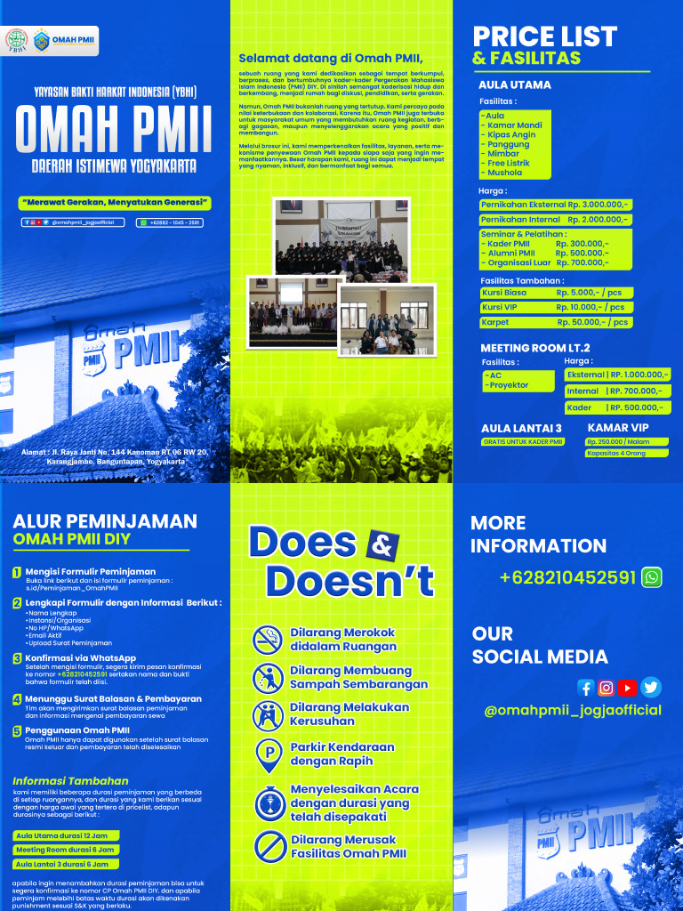 Brosur Omah Pmii Diy | PDF