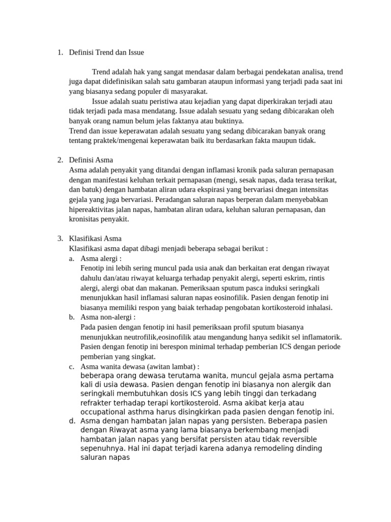 Definisi Trend Dan Issue | PDF