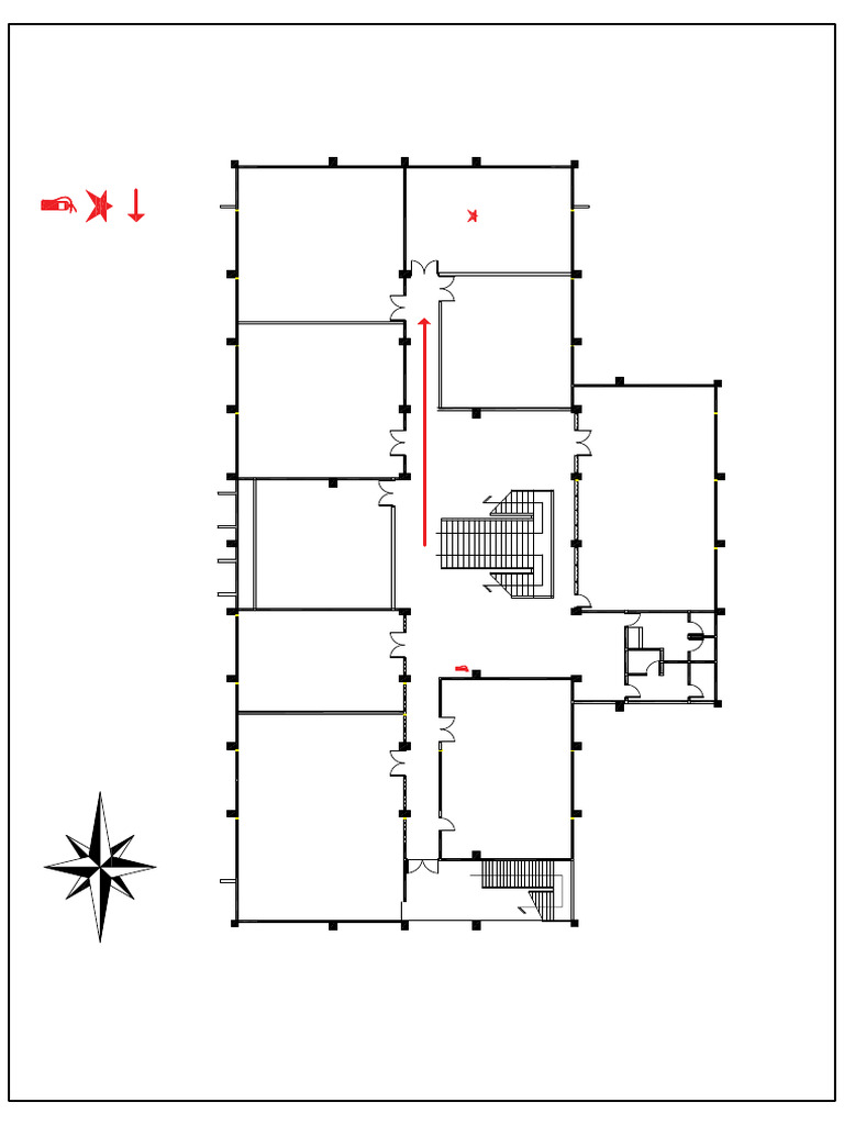 Denah UTBK Gedung D Lantai 2 FEB UB 1 | PDF