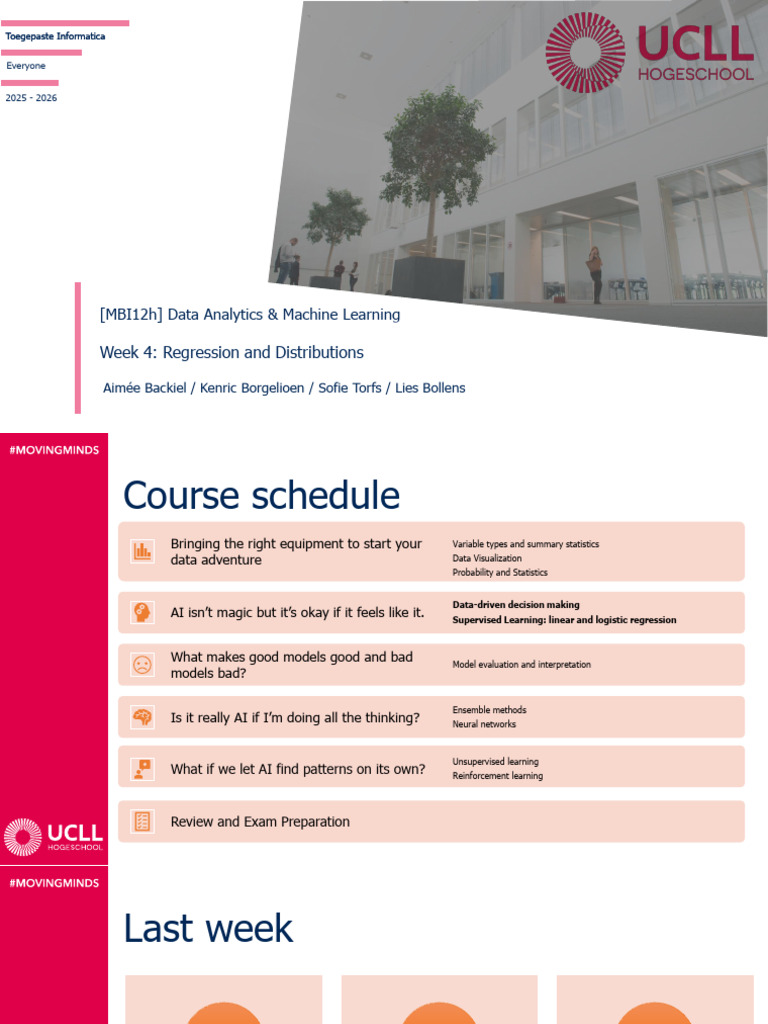 Week 4 - Regression and Distributions | PDF | P Value | Confidence Interval