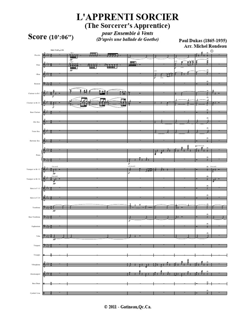 the-sorcerers-apprentice-the-sorcerers-apprentice | PDF | Saxophone ...