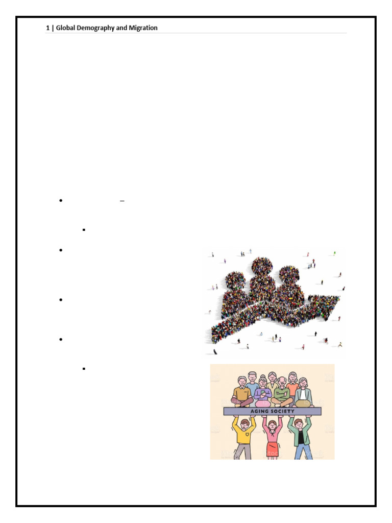 Chapter 8 Global Demography and Migration | PDF | Human Migration | Migrant Worker