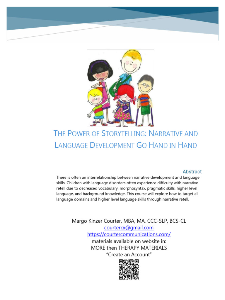 Power of Storytelling Handout - 1727116345698 | PDF | Narrative ...