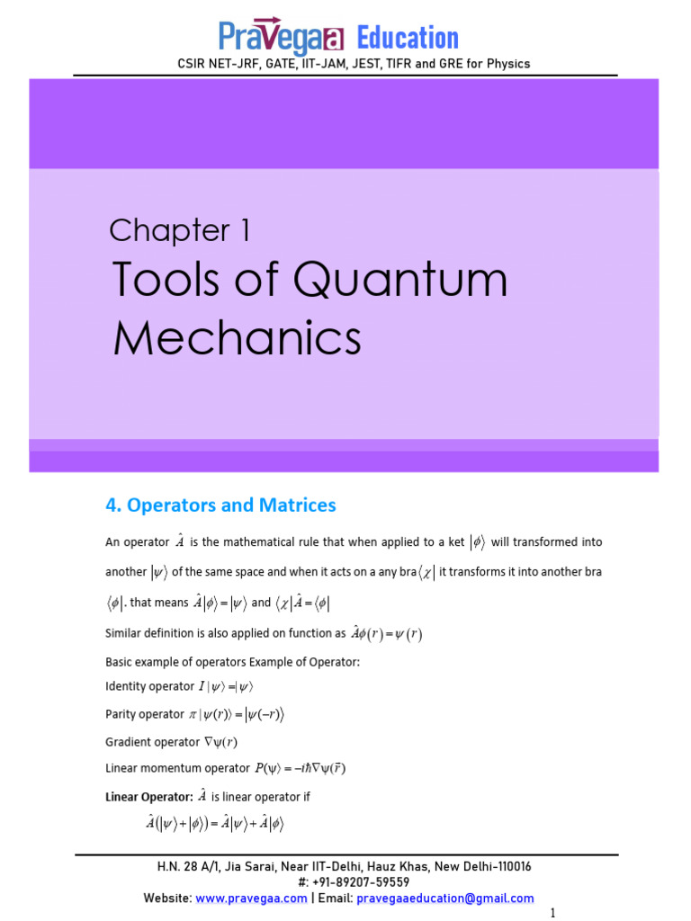 Operators and Matrices | PDF | Mathematical Physics | Functional Analysis
