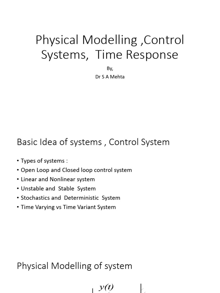 Modelling Response | PDF | Computer Engineering | Applied Mathematics
