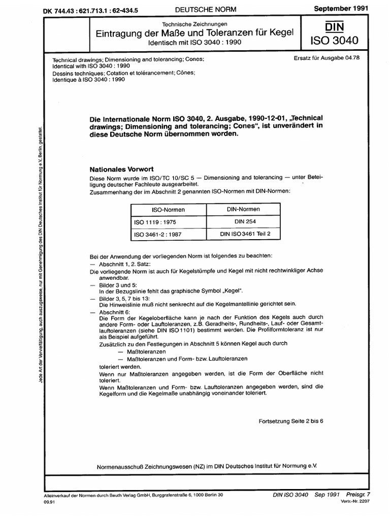 Din Iso 3040 | PDF