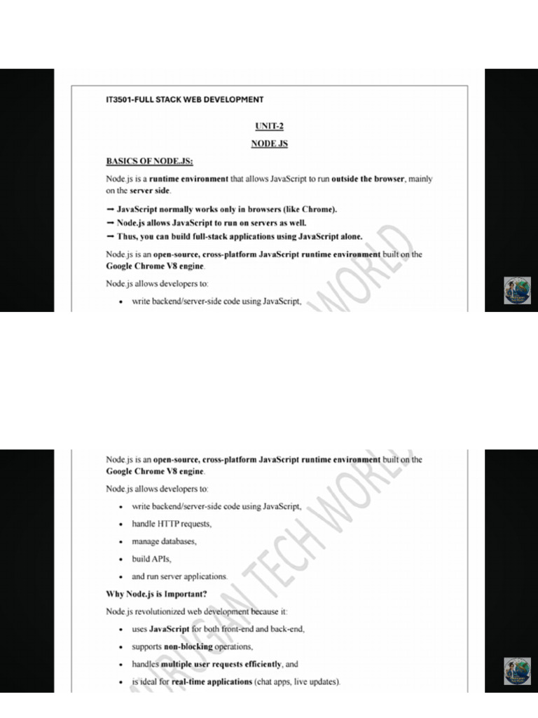 FSWD Unit-2 | PDF