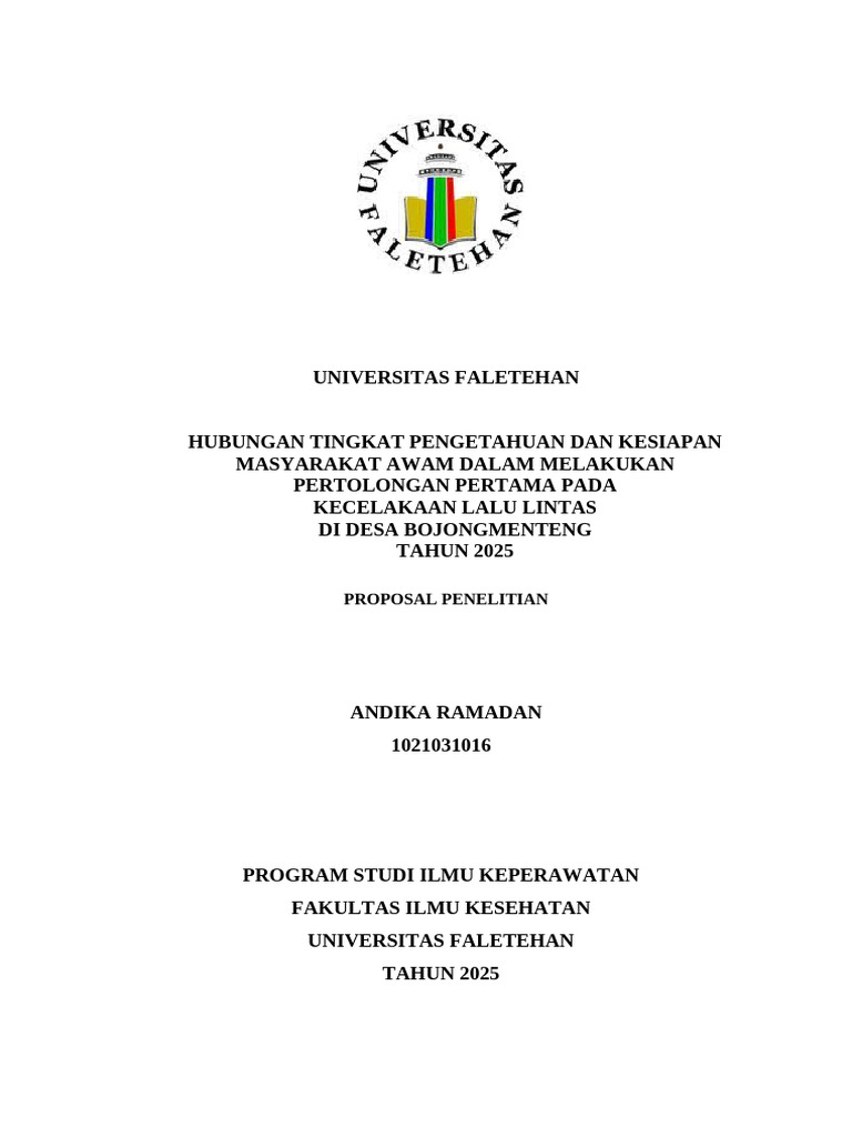 Revisi Andika Setelah Sempro Kontol | PDF