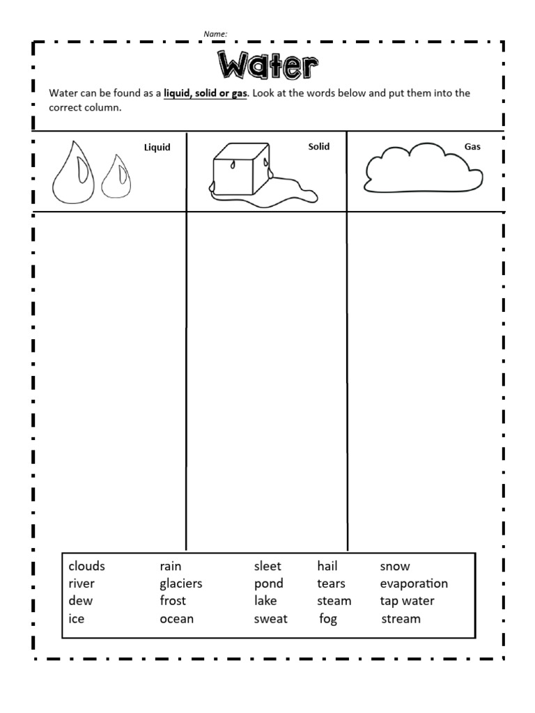 Water States A | PDF
