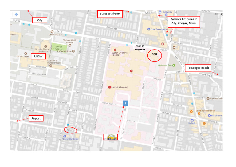 Randwick Map | PDF
