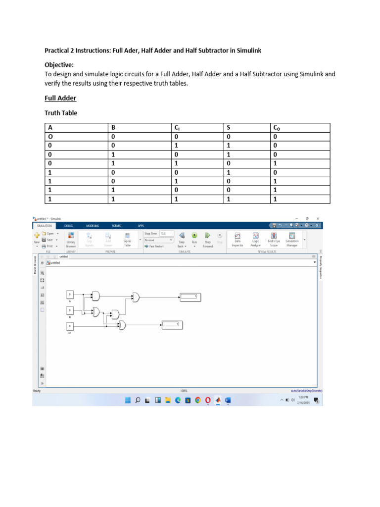 Full Adder | PDF