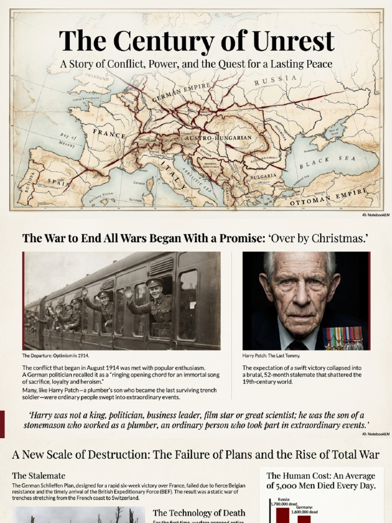 Century of Conflict Global Power Shifts History 4 | PDF