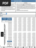 PRC Board Exam Answer Sheet Guide | PDF