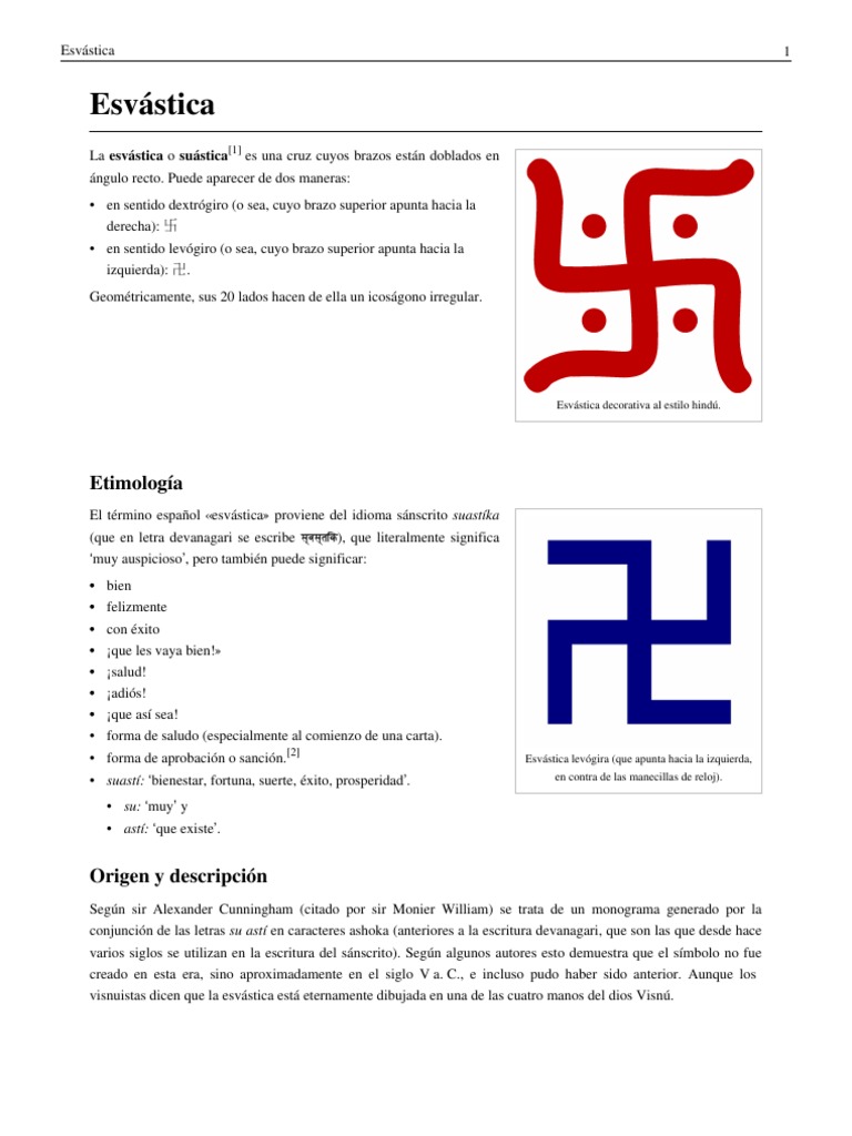 Cruz Esvastica (Gamada) | PDF | Religión y creencia