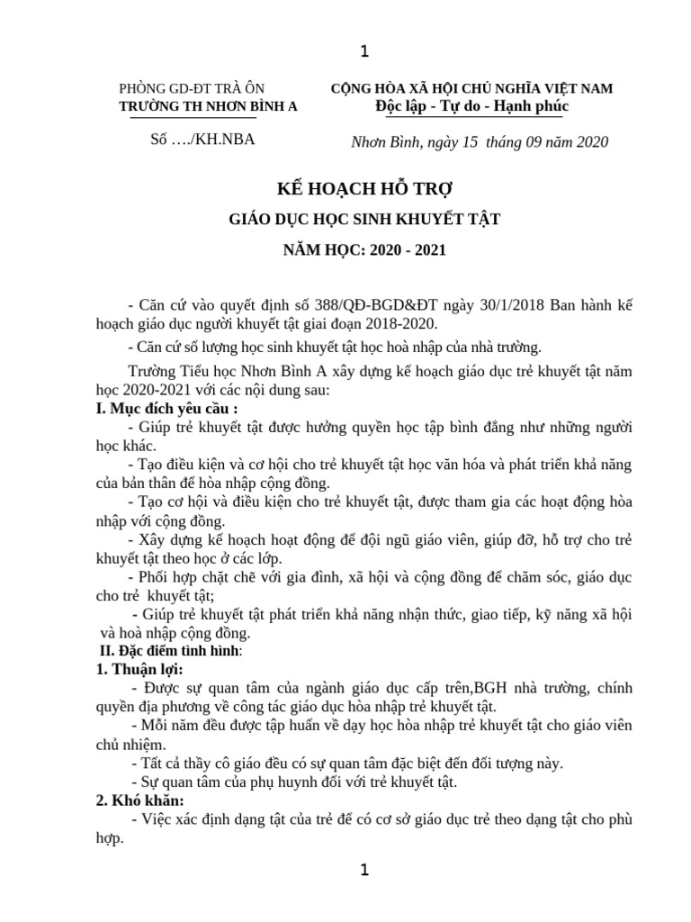 KE HOACH TRE KHUYET TAT NBA NH 2020-2021 dfbcb662b5 | PDF