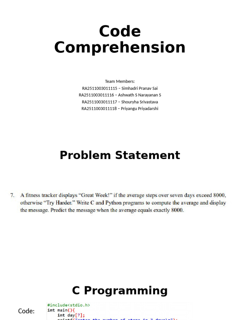 C vs Python: Step Average Program Comparison | PDF | Computer Program | Programming