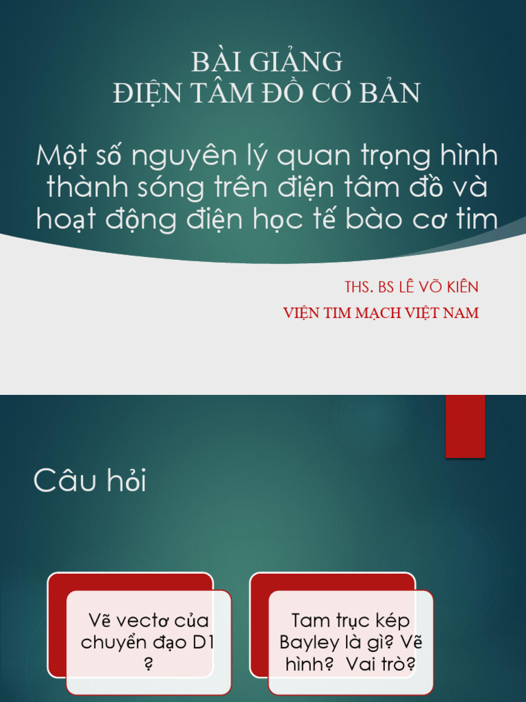 Dien Tam Do Co Ban - Bai 1 | PDF